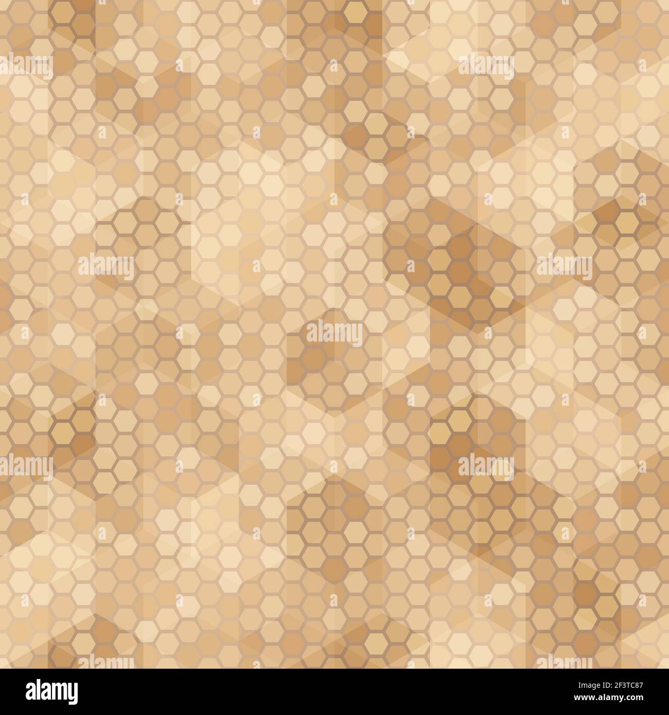 Hexagonal desert camouflage seamless pattern vector stock illustration ...