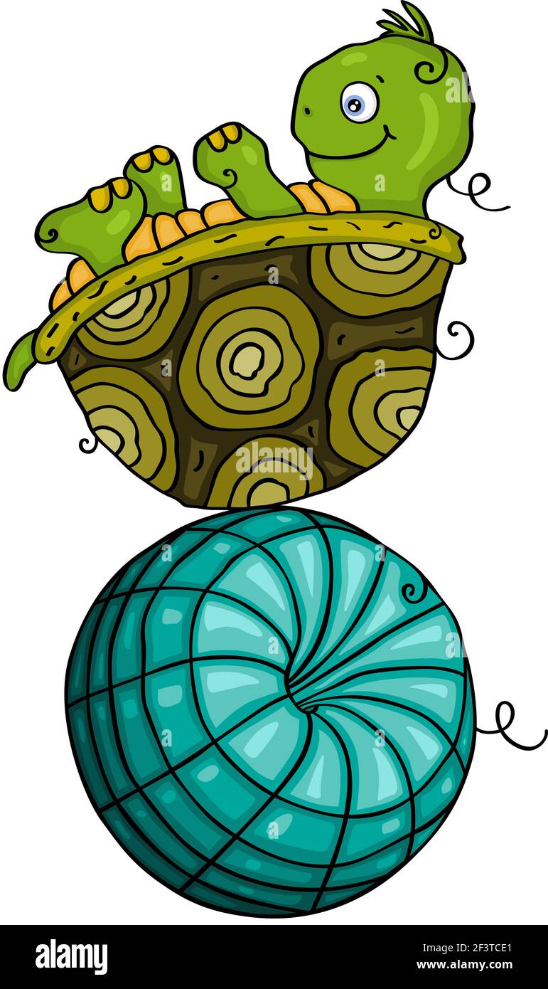 Cartoon funny turtle isolated on hi-res stock photography and images ...