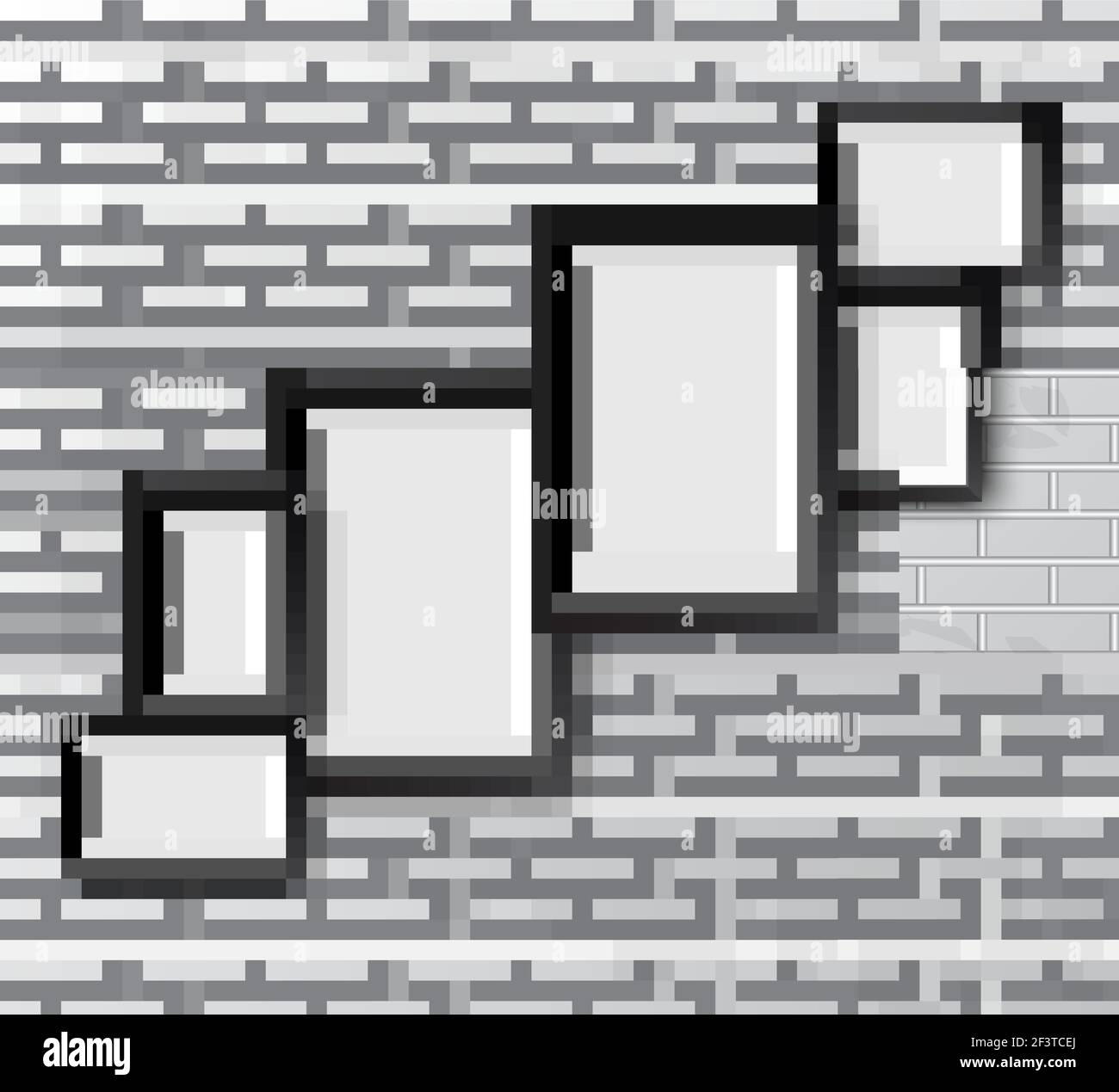 Set Realistic frame Stock Vector Image & Art - Alamy