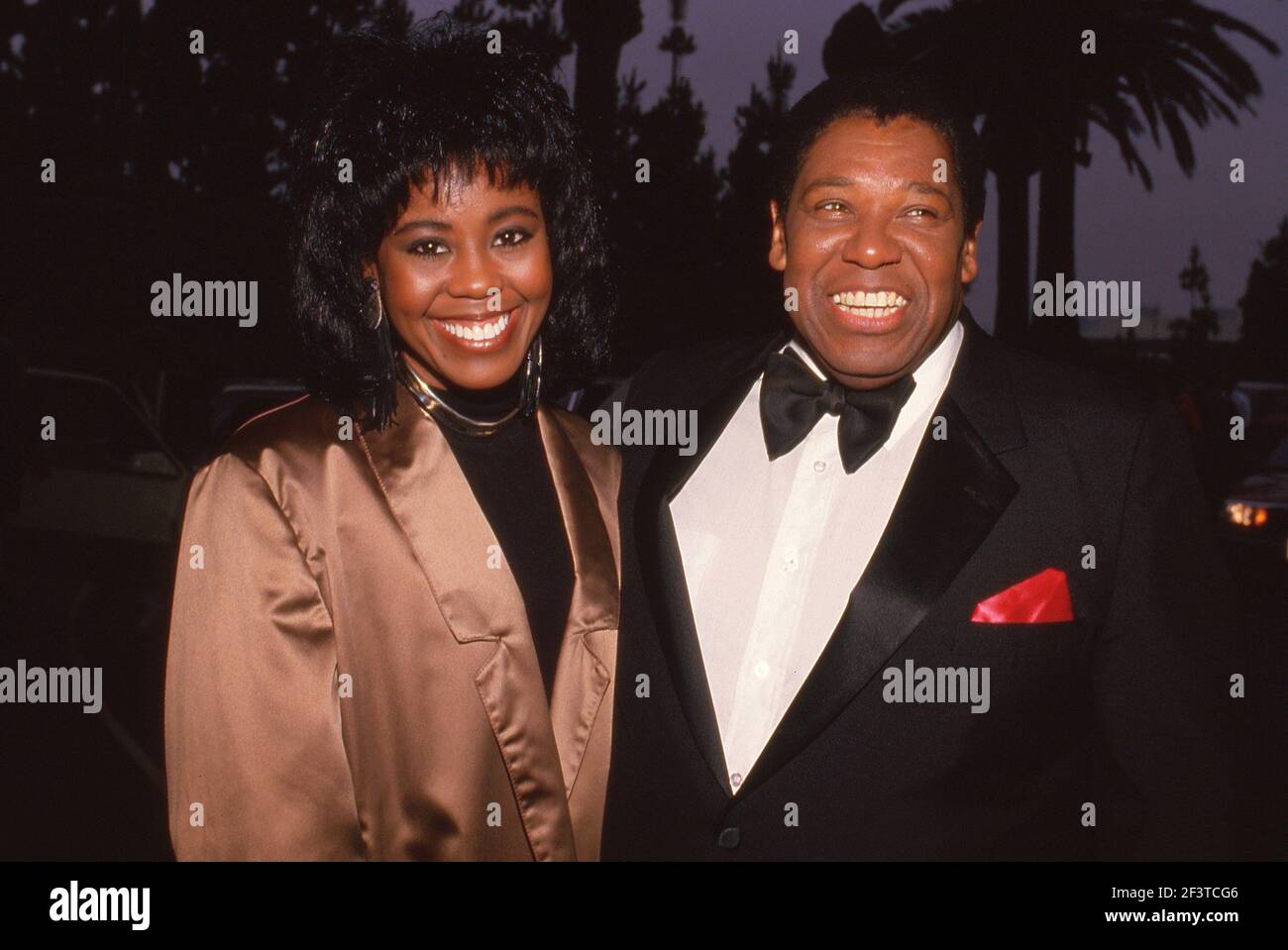 Johnny Brown and daughter Sharon Brown May 1989 Credit: Ralph Dominguez ...