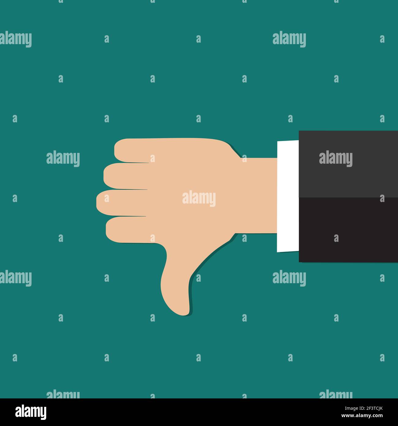 Thumbs down hand sign Stock Vector Image & Art - Alamy