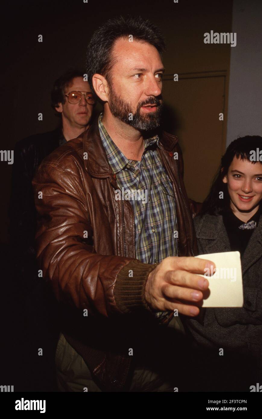 Micheal Nesmith and Winona Ryder at the 1987 AFI Film Festival ...