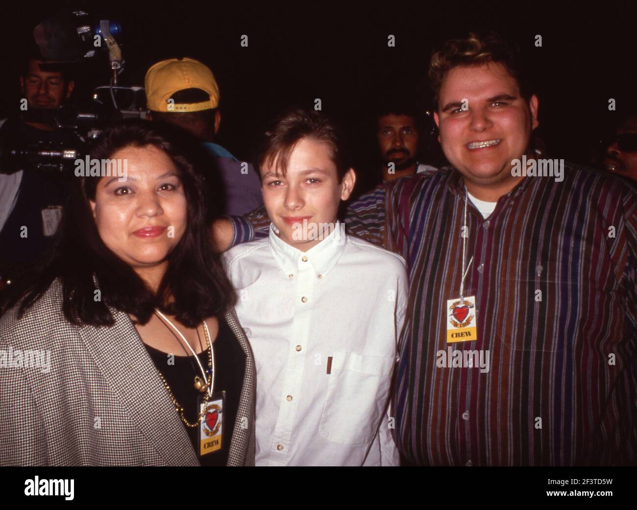 Edward Furlong with aunt Nancy Tafoya and uncle Sean Furlong Circa 1991 ...