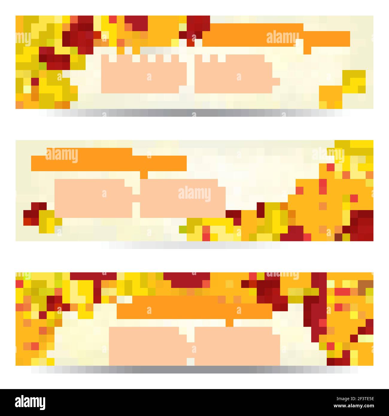 Set of three vector banners Stock Vector Image & Art - Alamy