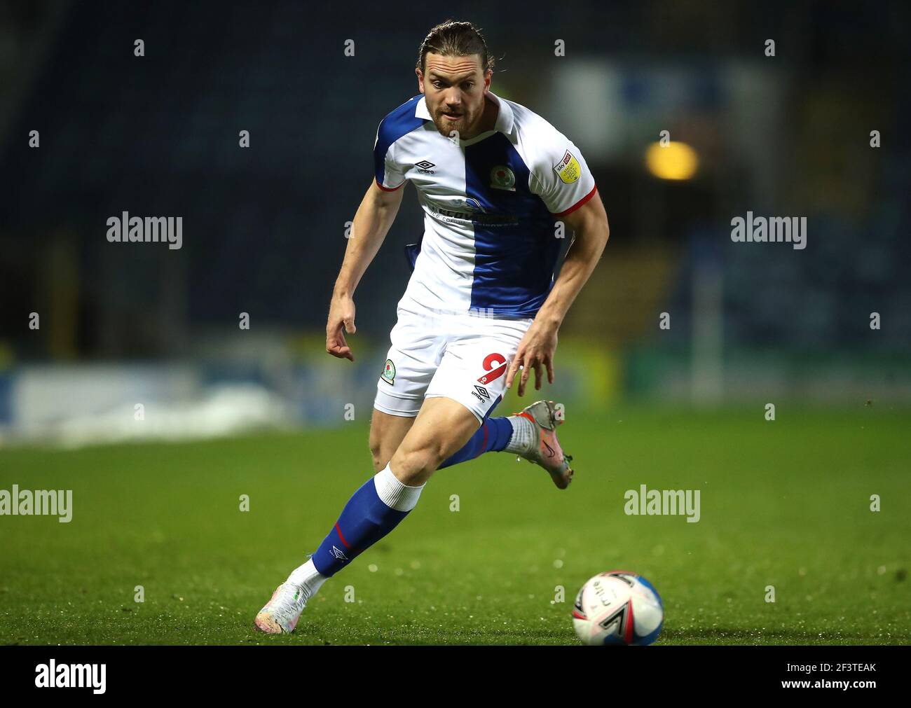 Blackburn Rovers' Sam Gallagher in action during the Sky Bet ...