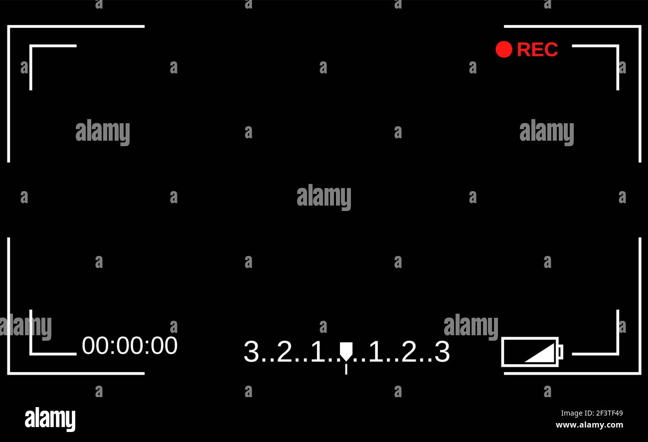 Template focusing screen of the camera Stock Vector Image & Art - Alamy