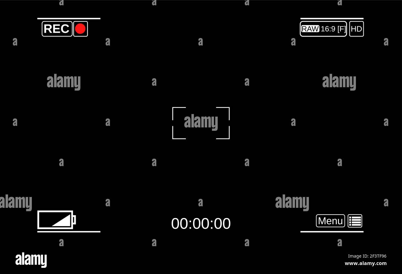 Template focusing screen of the camera Stock Vector Image & Art - Alamy