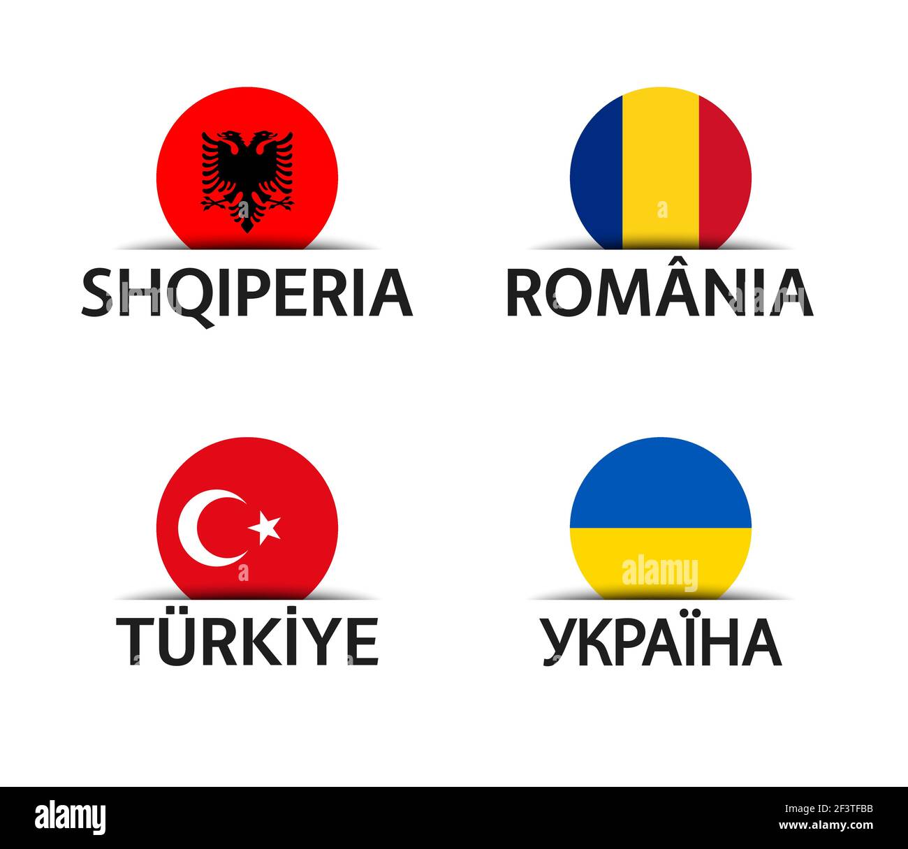 Albanian map hi-res stock photography and images - Alamy