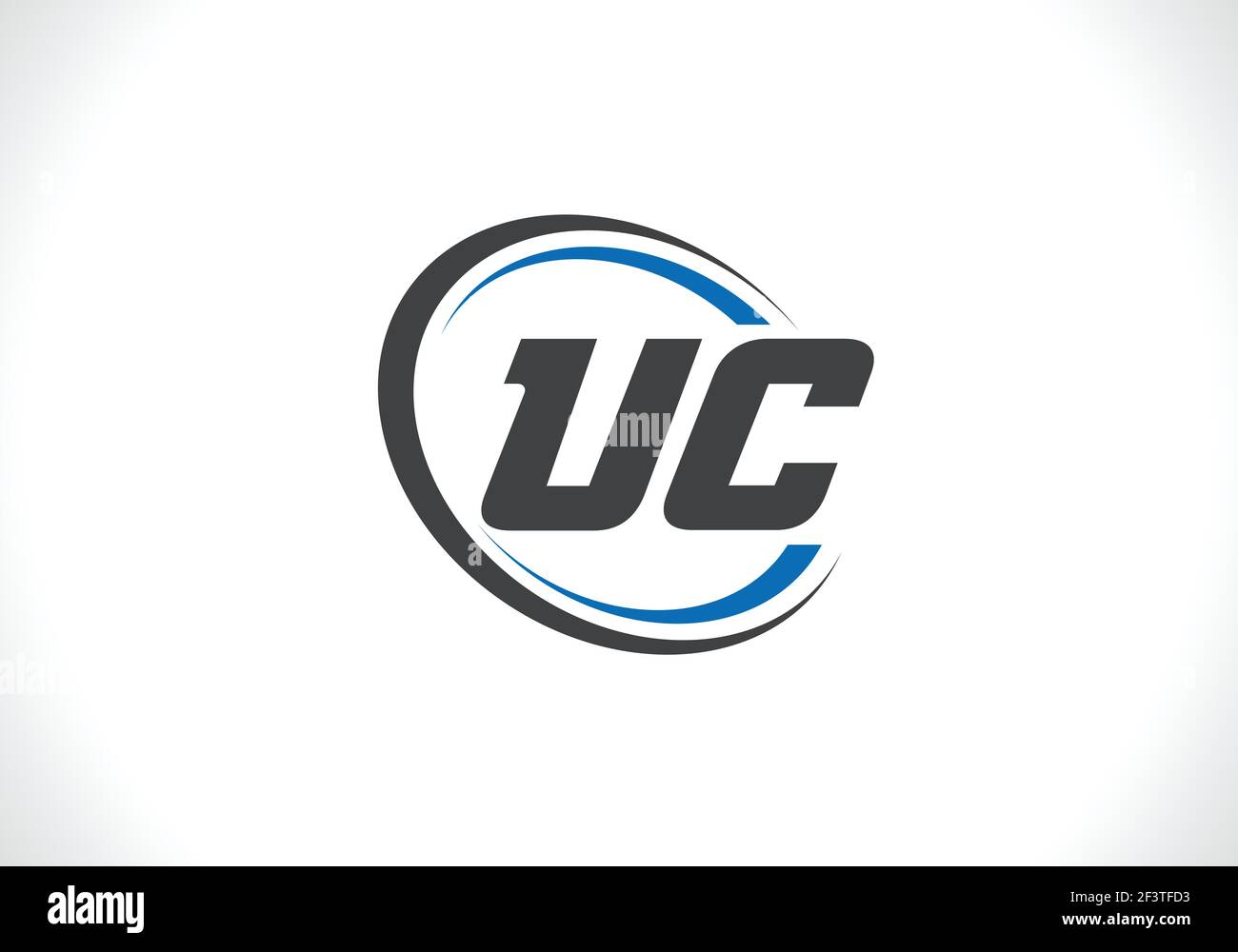 U C Letter Logo Design. Creative U C Letters icon vector Stock Vector ...