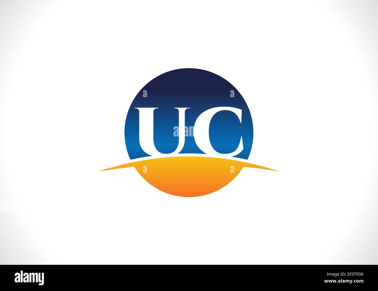 U C Letter Logo Design. Creative U C Letters icon vector Stock Vector ...