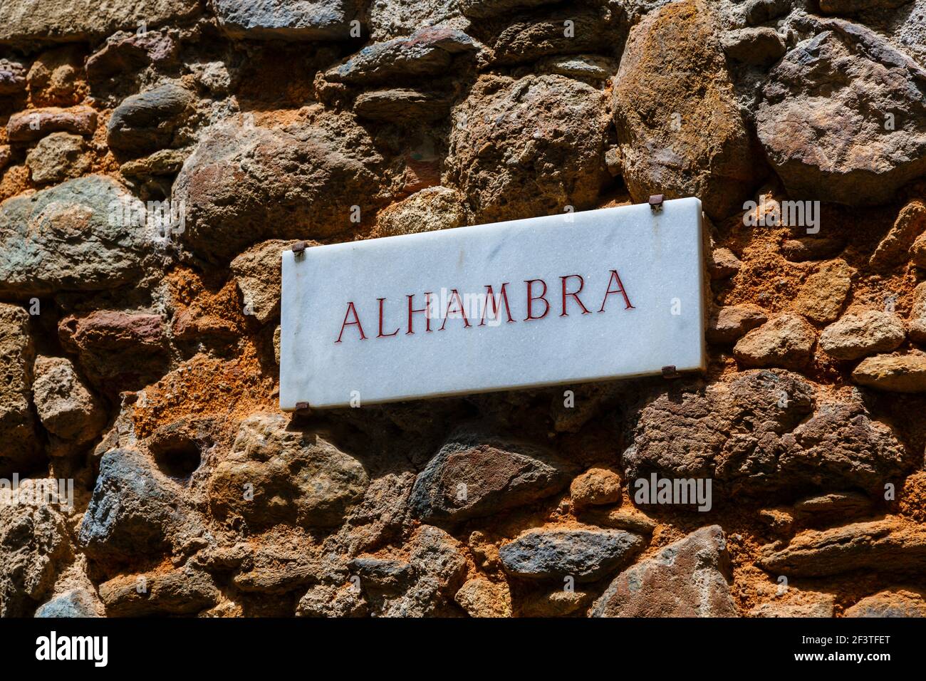 Street sign granada spain hi-res stock photography and images - Alamy