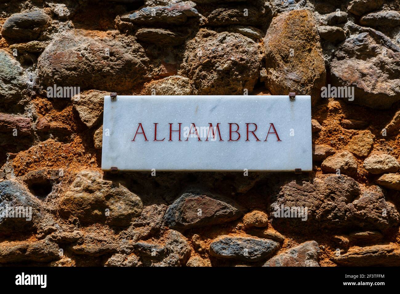 Street sign granada spain hi-res stock photography and images - Alamy