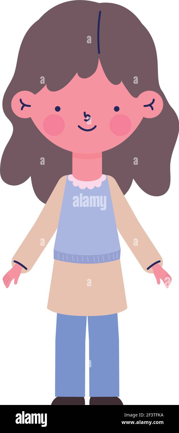 little girl icon Stock Vector Image & Art - Alamy