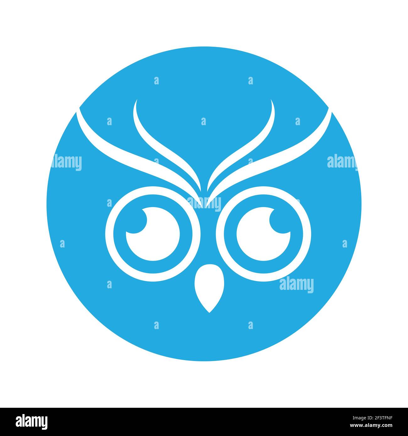 Owl simple logo vector illustration template design Stock Vector Image ...