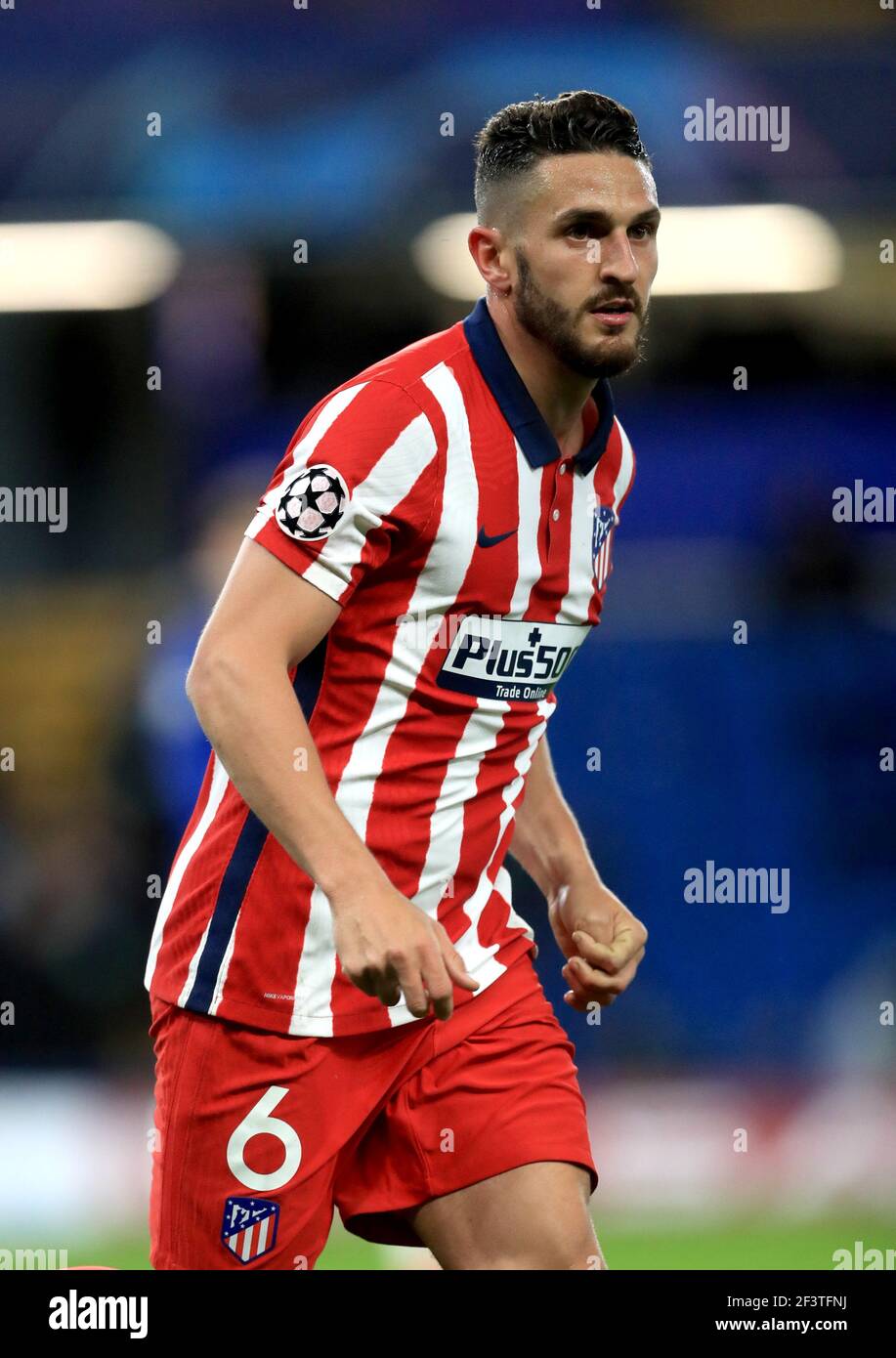 Atletico Madrid's Jorge Koke during the Champions League round of 16 ...