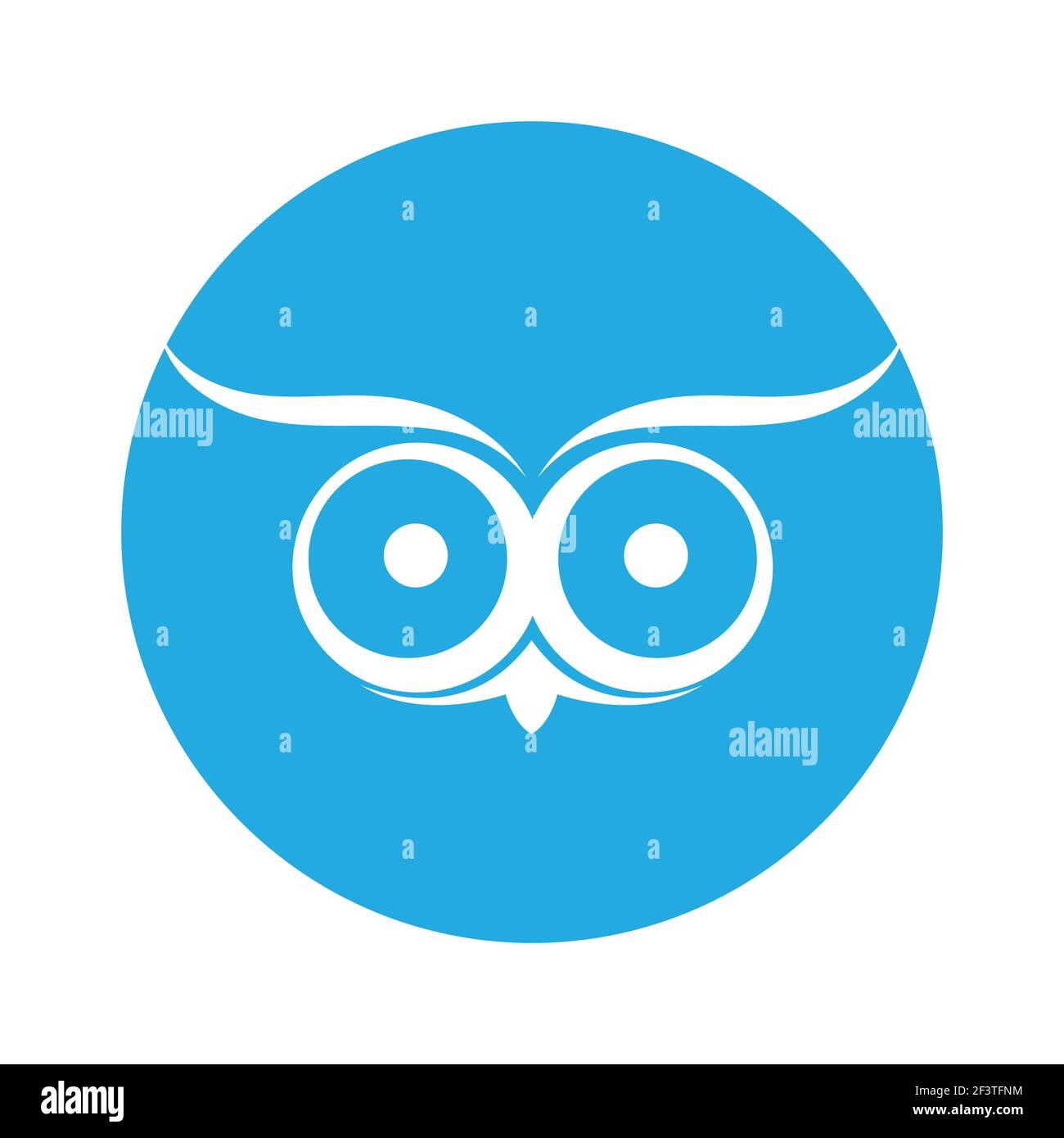 Owl simple logo vector illustration template design Stock Vector Image ...
