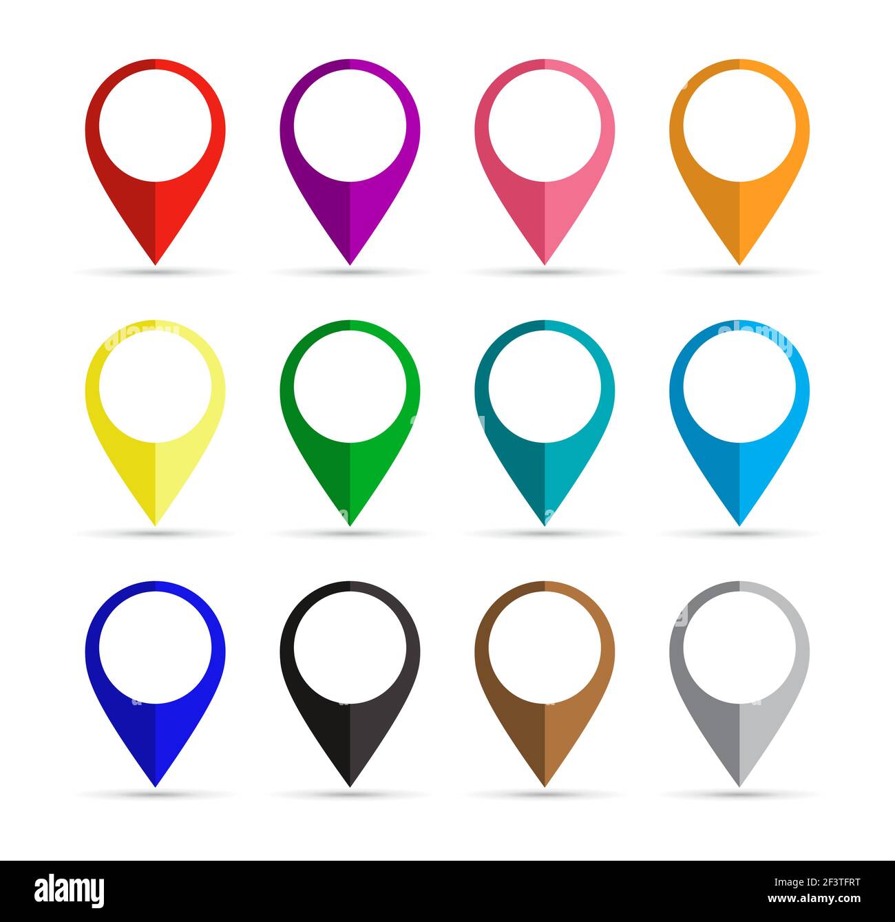 Orange map pointer paper hi-res stock photography and images - Alamy