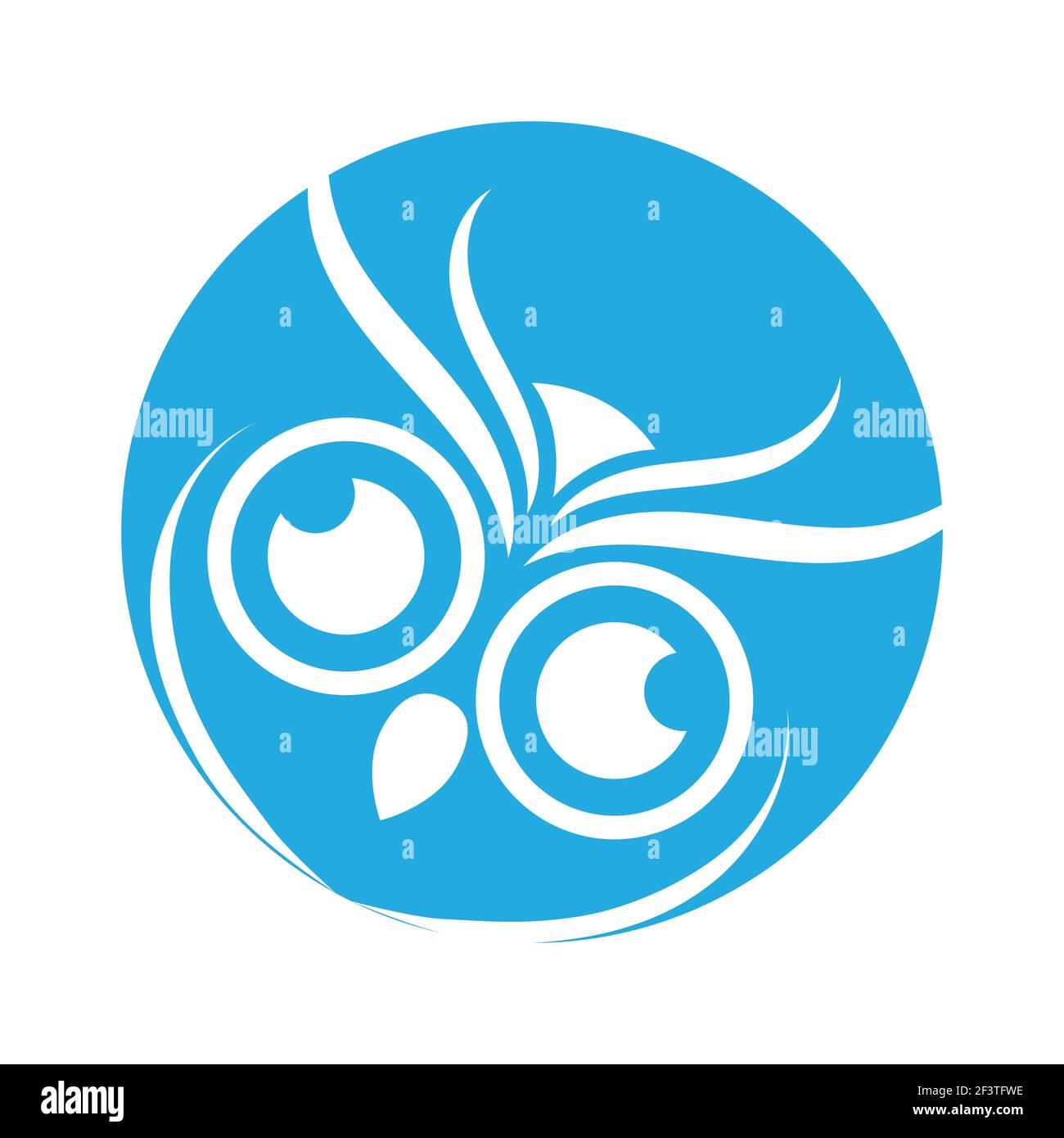 Owl simple logo vector illustration template design Stock Vector Image ...