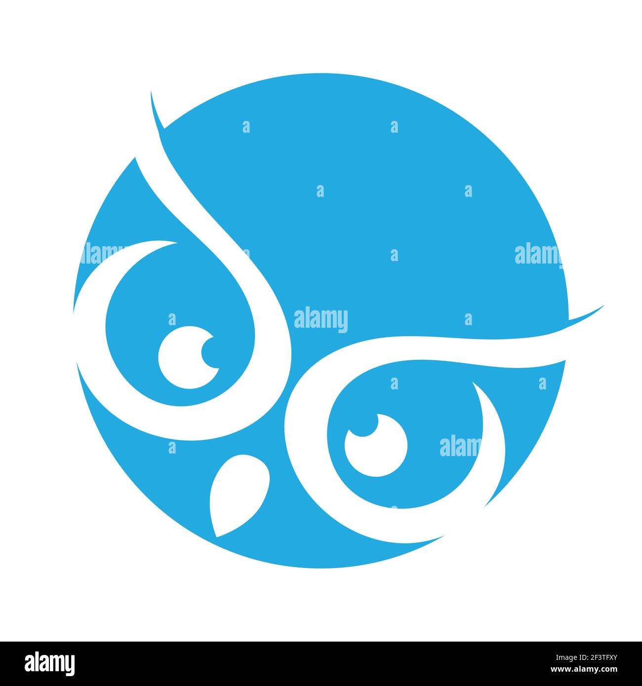 Owl simple logo vector illustration template design Stock Vector Image ...