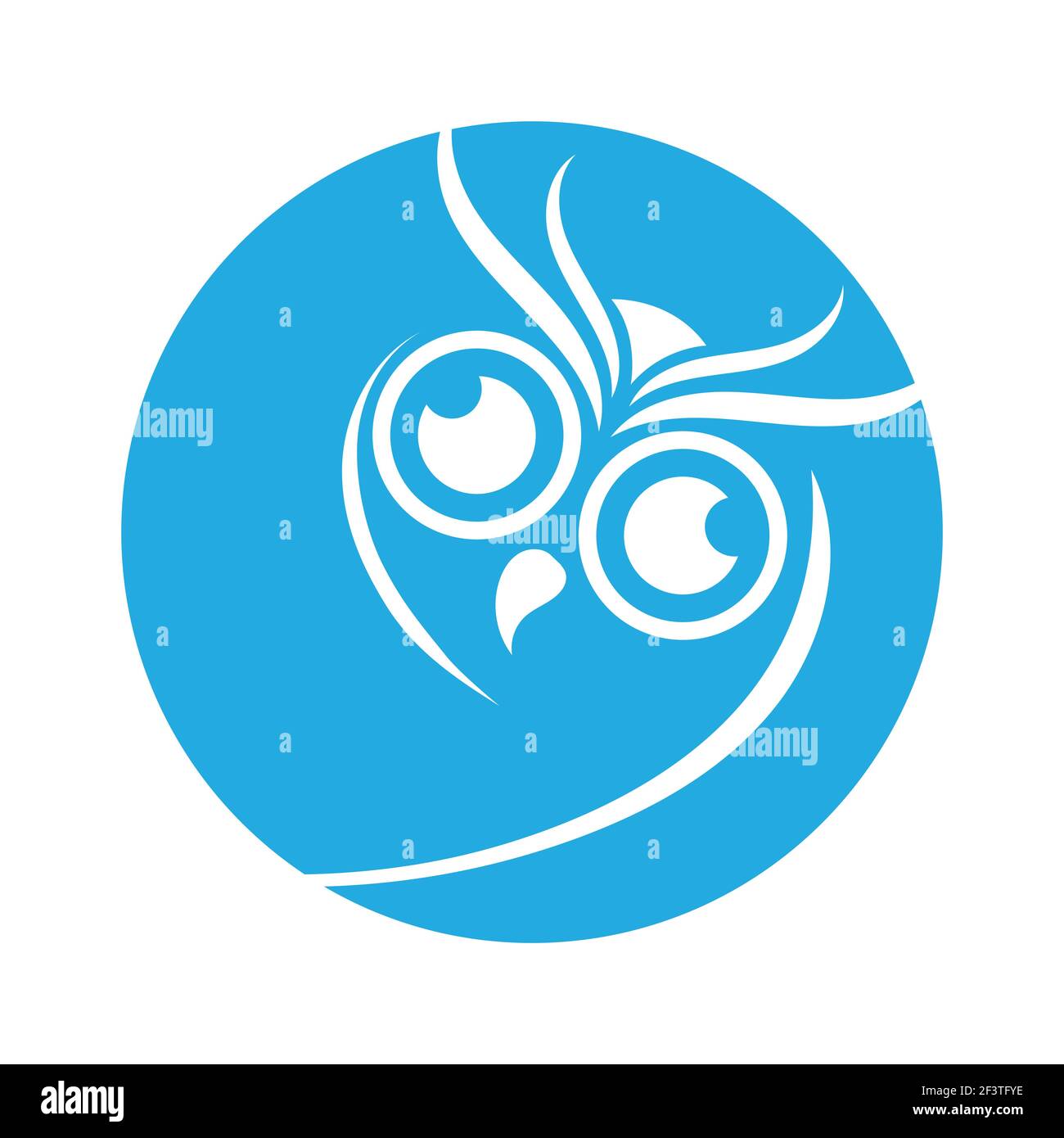 Owl simple logo vector illustration template design Stock Vector Image ...