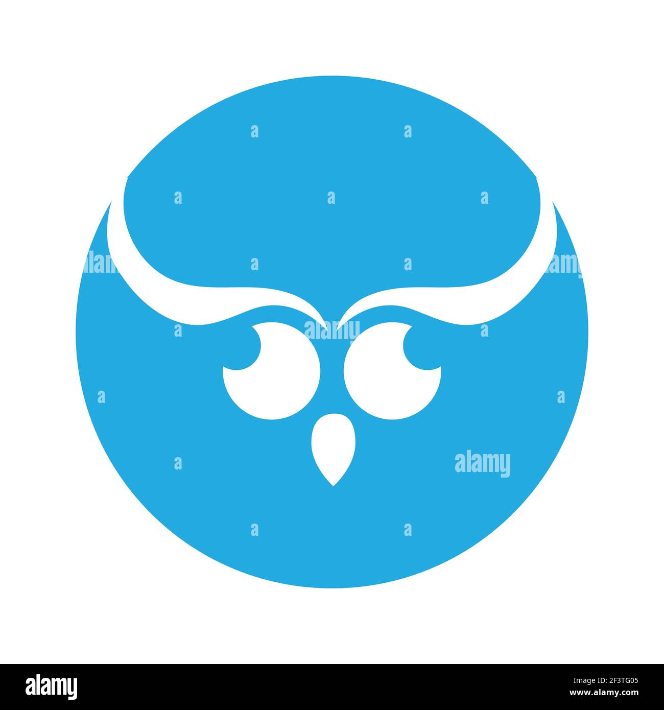 Owl simple logo vector illustration template design Stock Vector Image ...