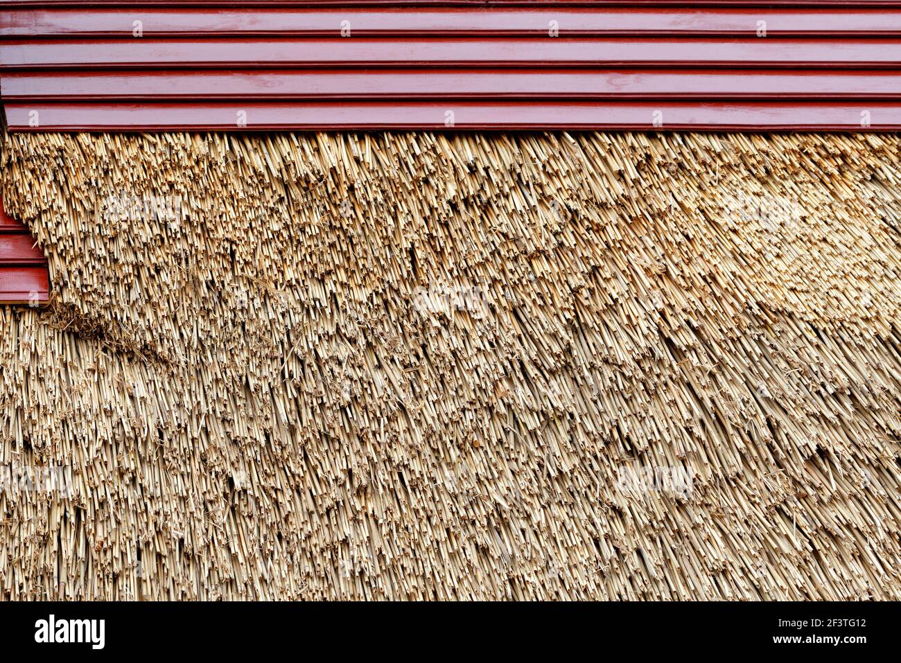 The texture of the old thatched roof, the concept of using ecological ...