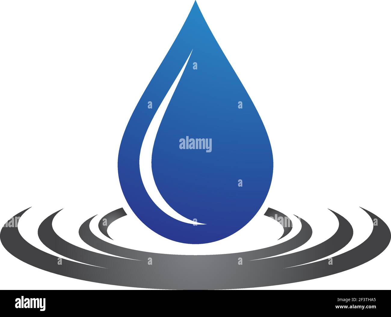 Water drop logo template vector icon illustration design Stock Vector ...