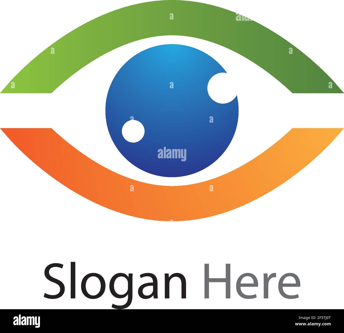 Branding identity corporate eye care vector logo design Stock Vector ...