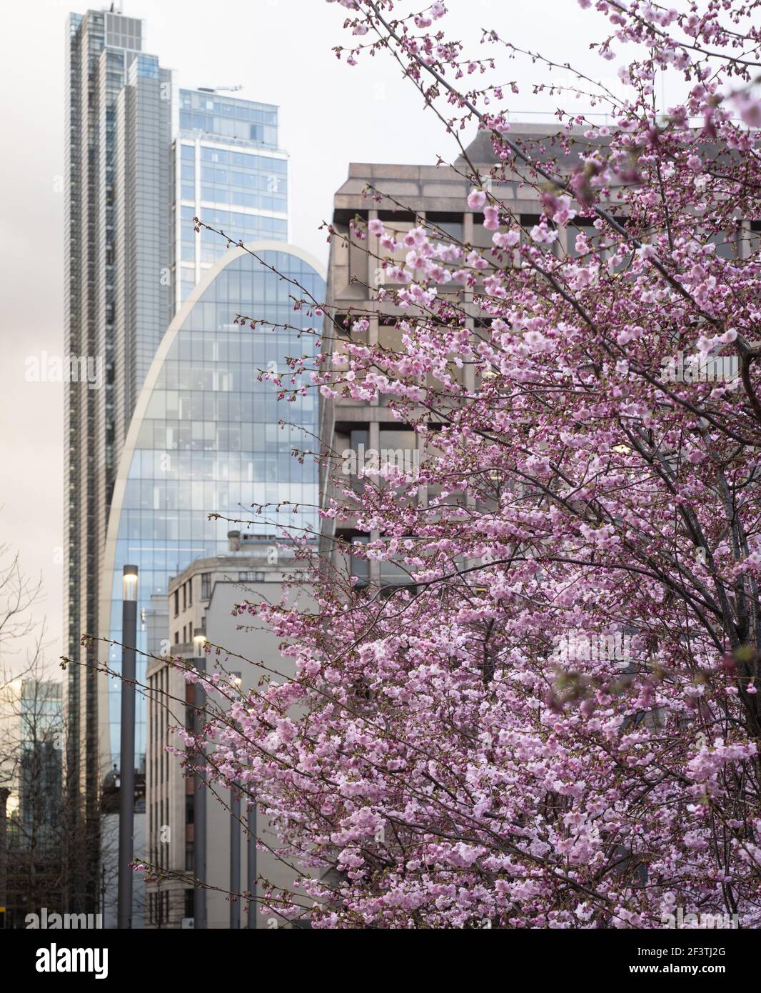 Aldgate Square and 60-80 St. Mary Axe (The Can of Ham Stock Photo - Alamy