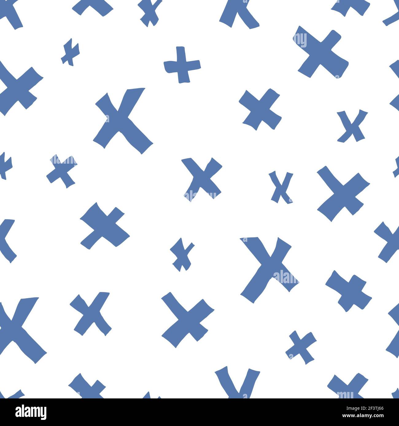 seamless simple X pattern on contrasting background. For paper, fabric ...