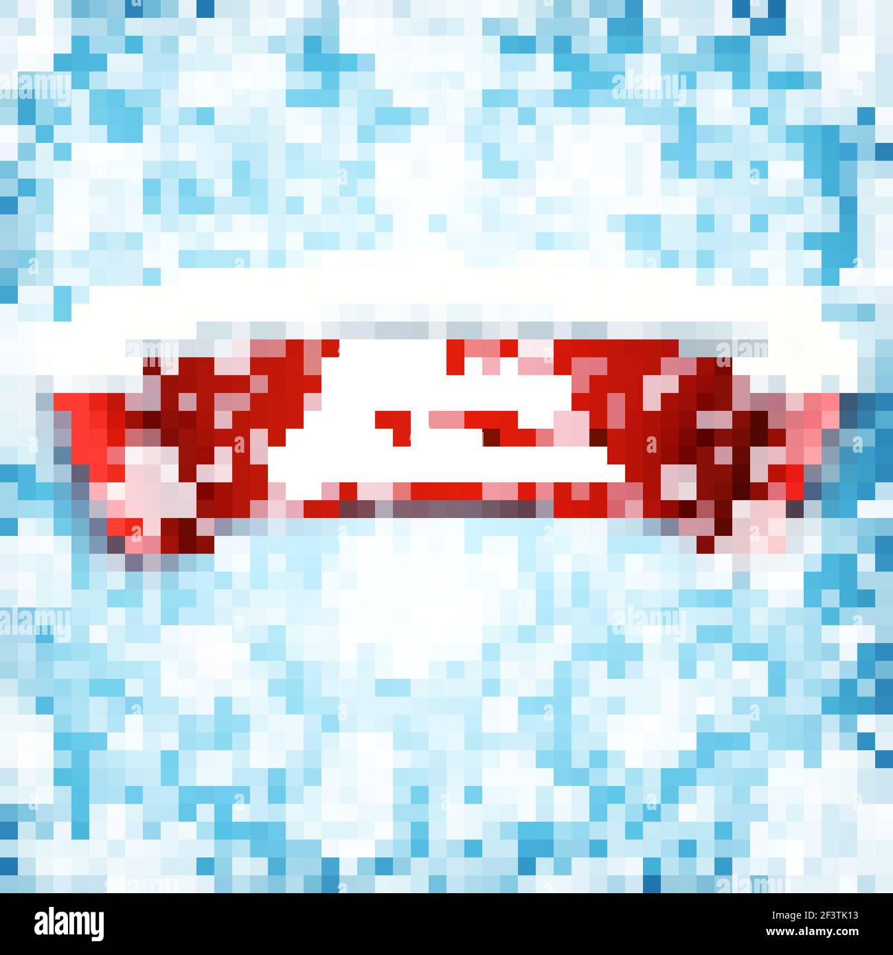 Christmas red ripped paper Stock Vector Images - Alamy