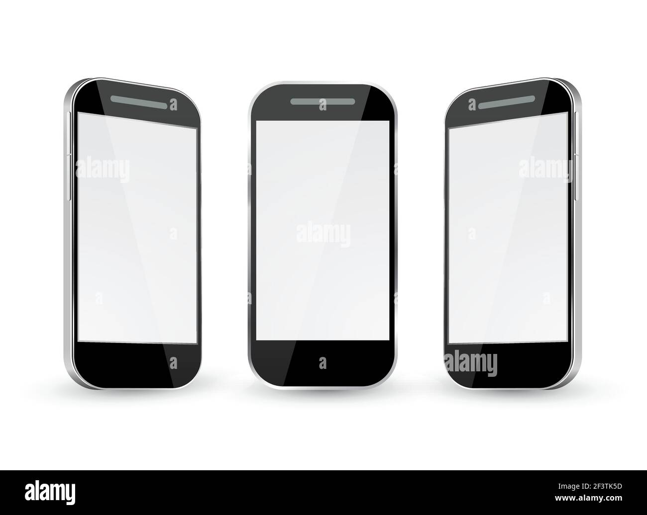 Mobile Phone with different views Stock Vector Image & Art - Alamy