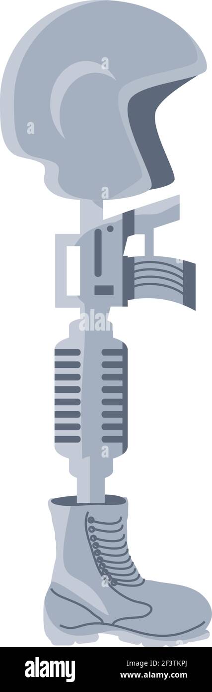 soldier equipment military rifle boot Stock Vector Image & Art - Alamy