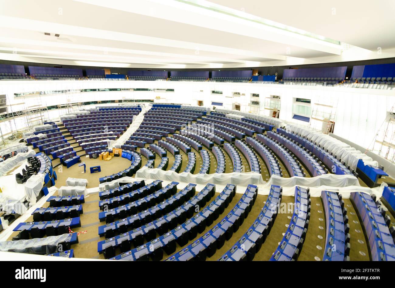 European parliament hemicycle france hi-res stock photography and ...