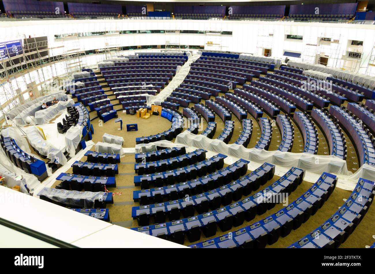 European parliament hemicycle france hi-res stock photography and ...