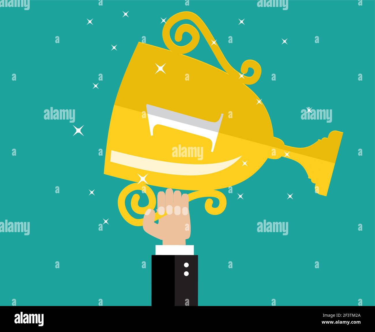 Hand holding award Stock Vector Image & Art - Alamy