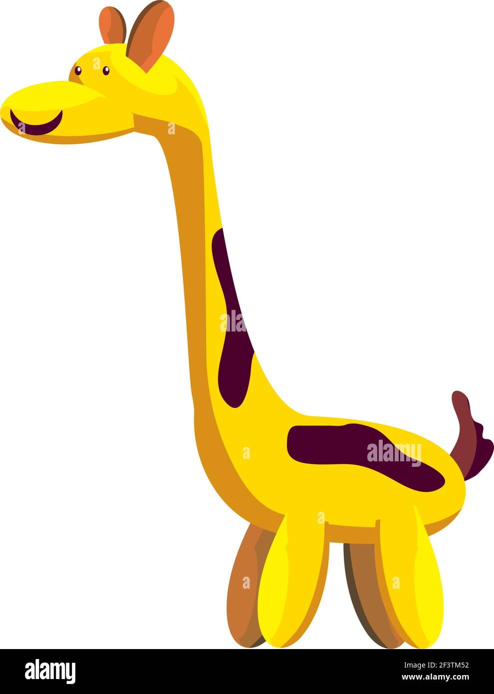 kid toy giraffe animal isolated Stock Vector Image & Art - Alamy