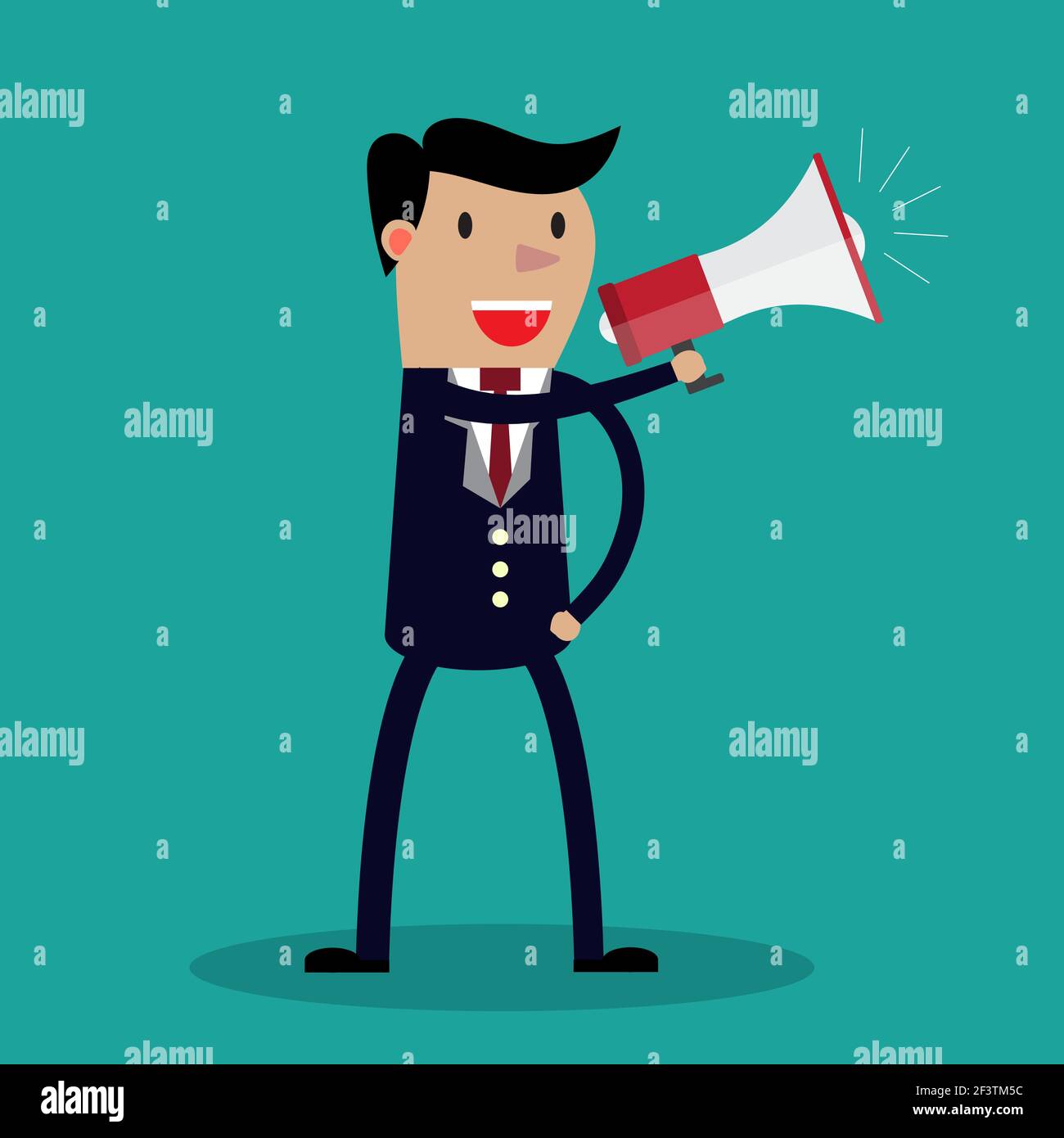 Leaders speech Stock Vector Images - Alamy