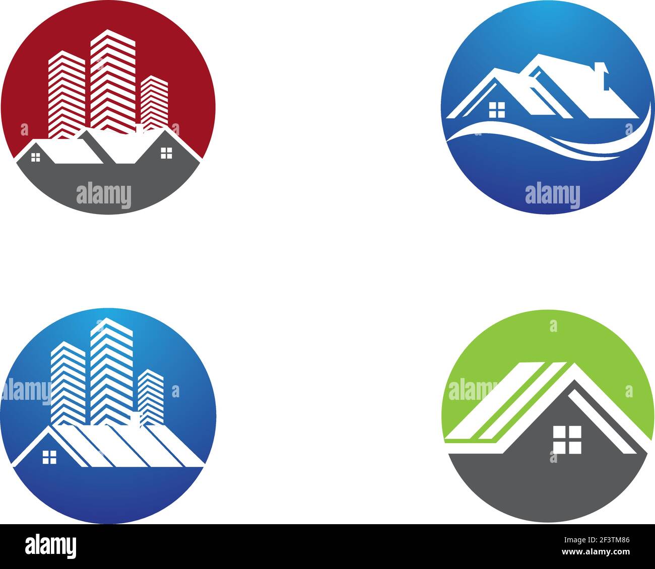 Property logo template vector icon illustration design Stock Vector ...