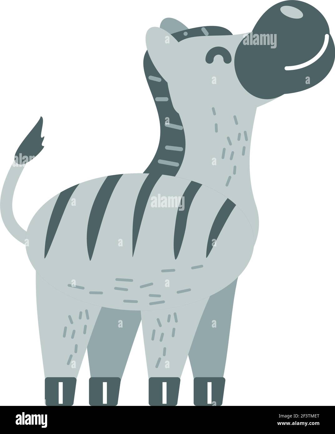 zebra tropical animal cartoon isolated Stock Vector Image & Art - Alamy
