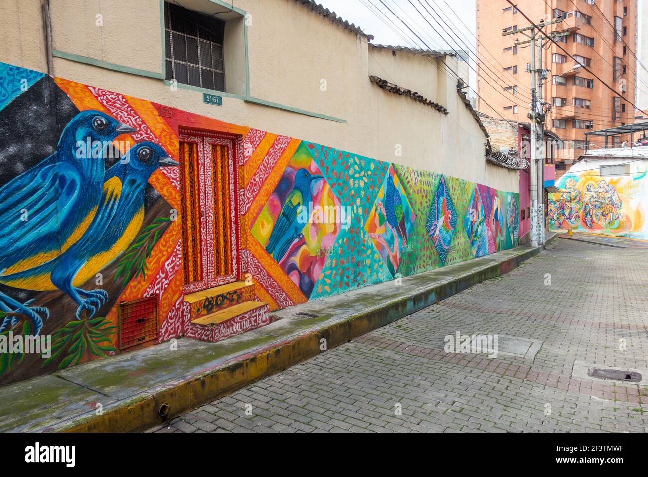 macarena district and its street art, Bogota, Colombia Stock Photo - Alamy