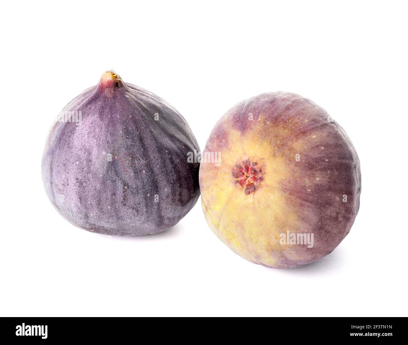 Fig fruit on white background Stock Photo - Alamy
