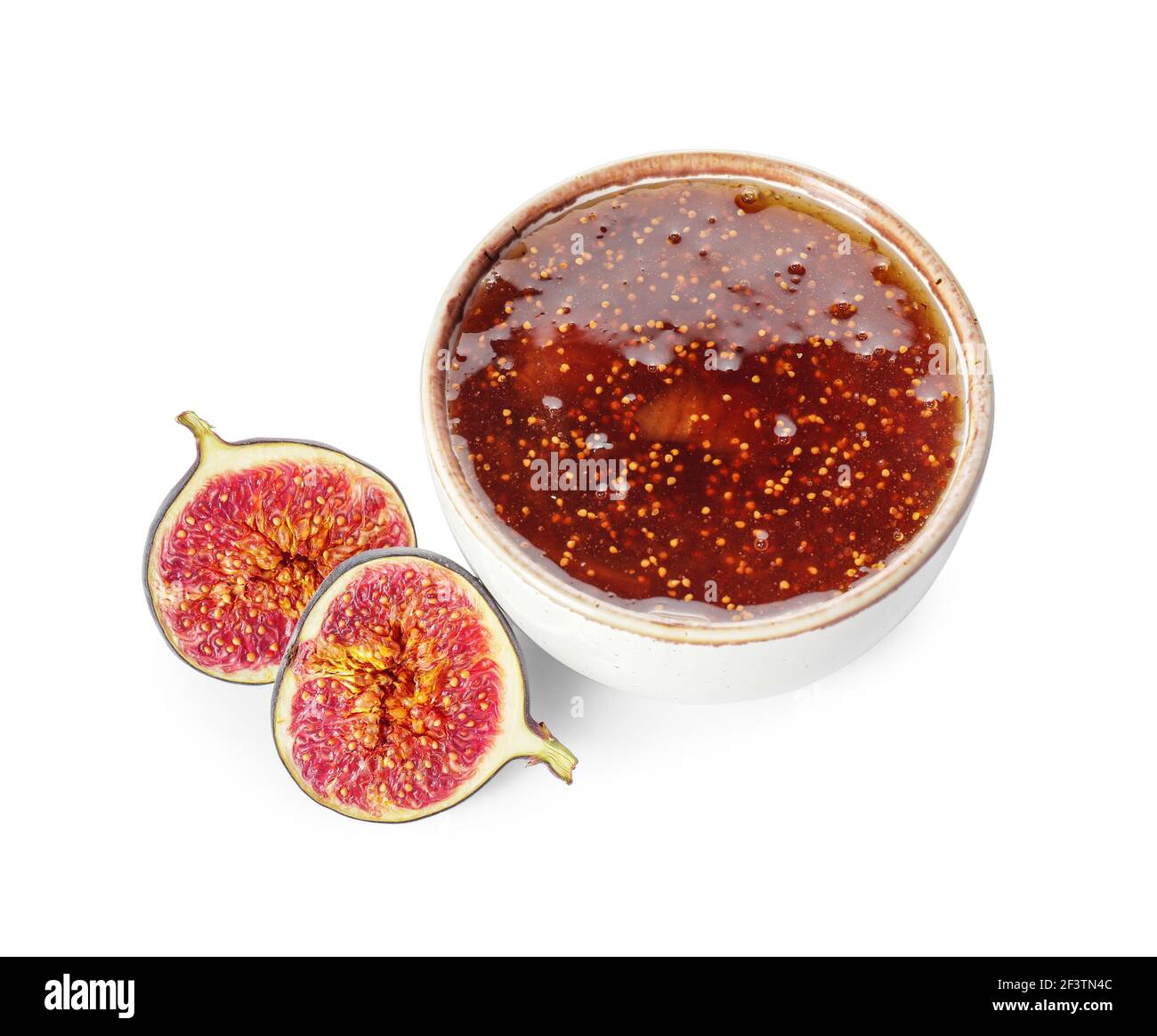 Fig jam on white hi-res stock photography and images - Alamy