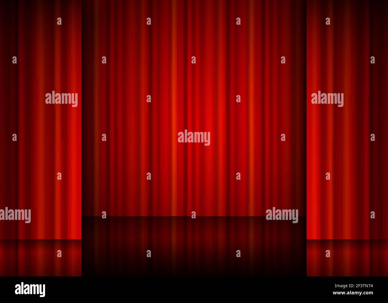 Close view of a red curtain Stock Vector Image & Art - Alamy
