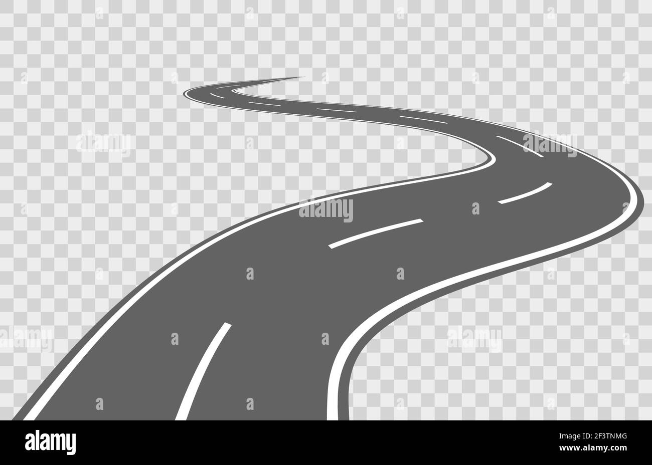 Abstract winding vector road. Road winding, travel road asphalt, street ... Abstract winding vector road. Road winding, travel road asphalt, street ...