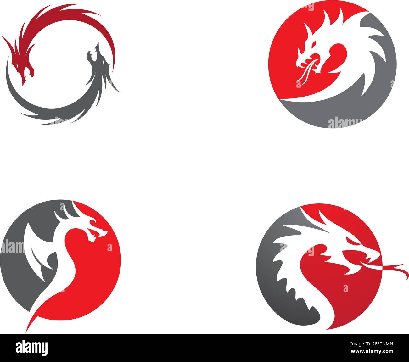 Dragon head symbol illustration Stock Vector Image & Art - Alamy
