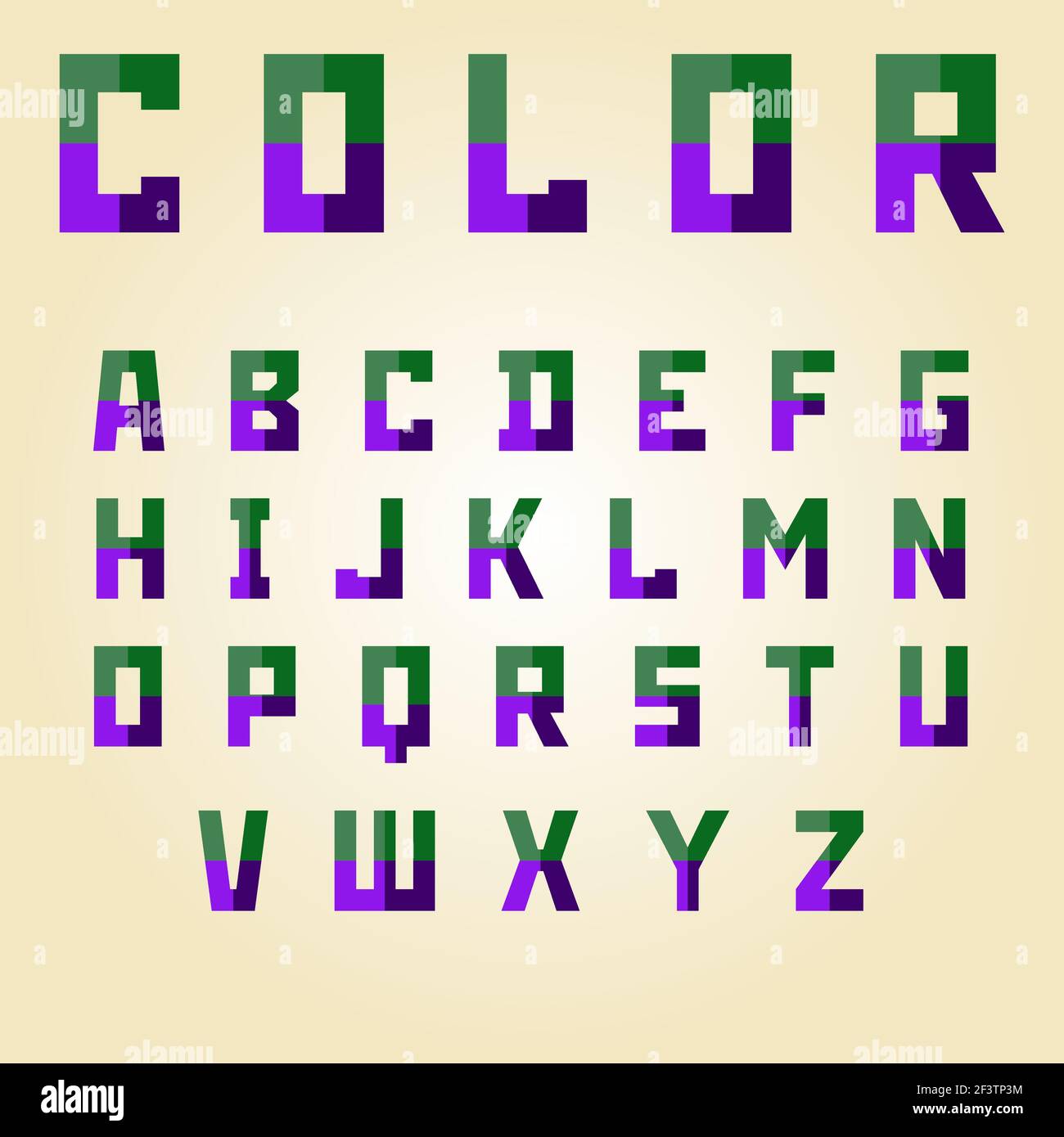 abstract color alphabet Stock Vector Image & Art - Alamy