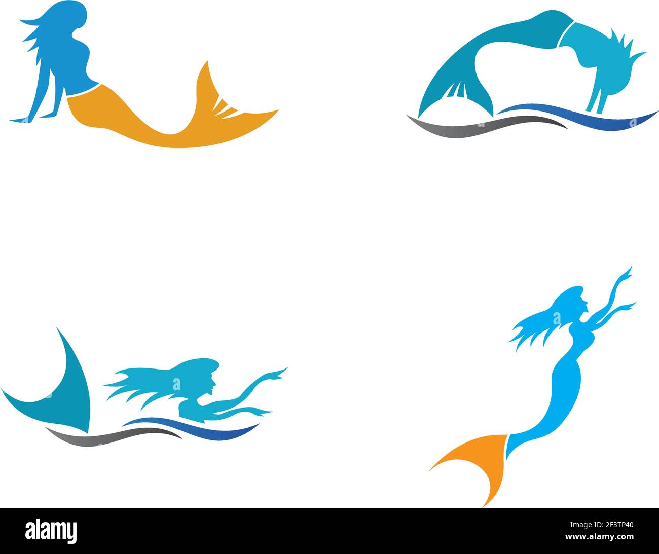 Mermaid logo Stock Vector Images - Alamy