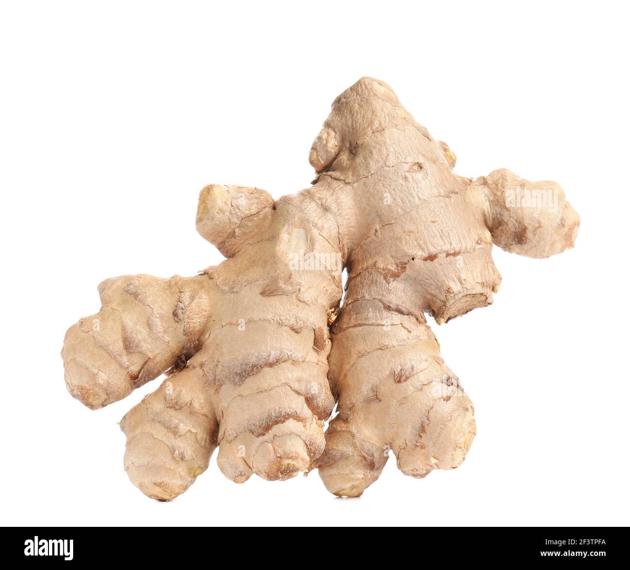 Fresh ginger on white background Stock Photo - Alamy