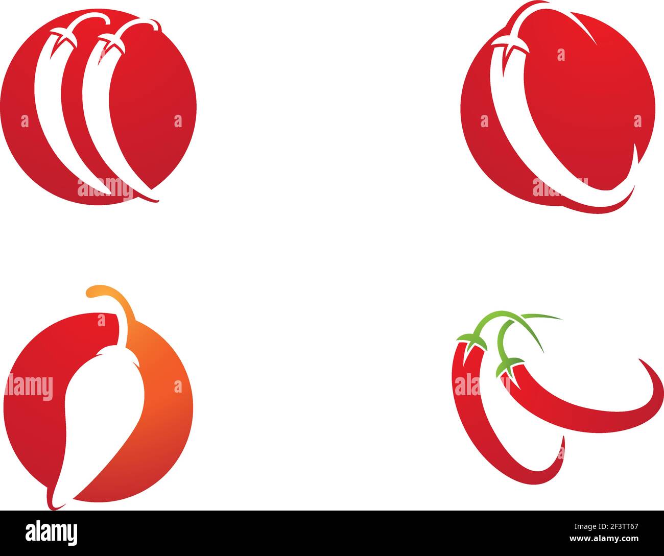 Chili logo template vector icon illustration design Stock Vector Image ...
